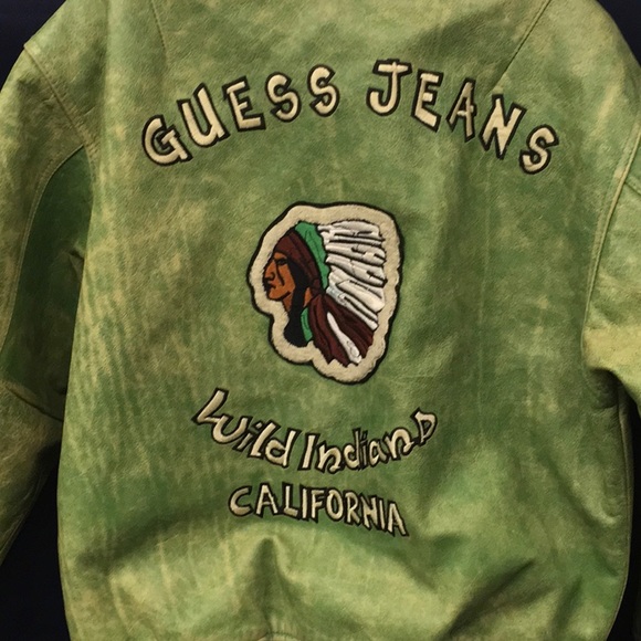 Guess | Jackets & Coats | Vintage Guess Wild Indians California Jacket ...